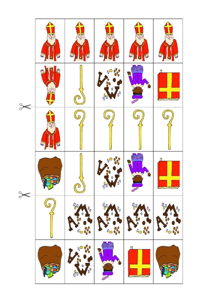 Sinterklaas – 6 Spelletjes – Juf Milou Webshop